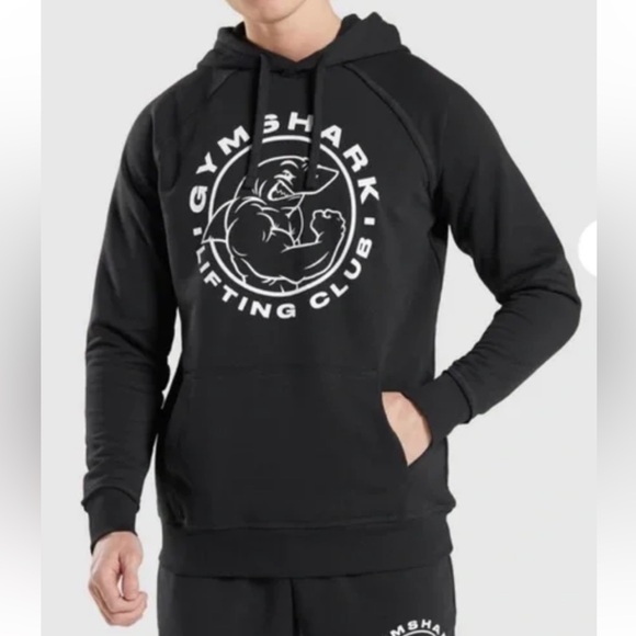 Gymshark | Tops | Vintage Gymshark Legacy Black Graphic Hoodie | Poshmark